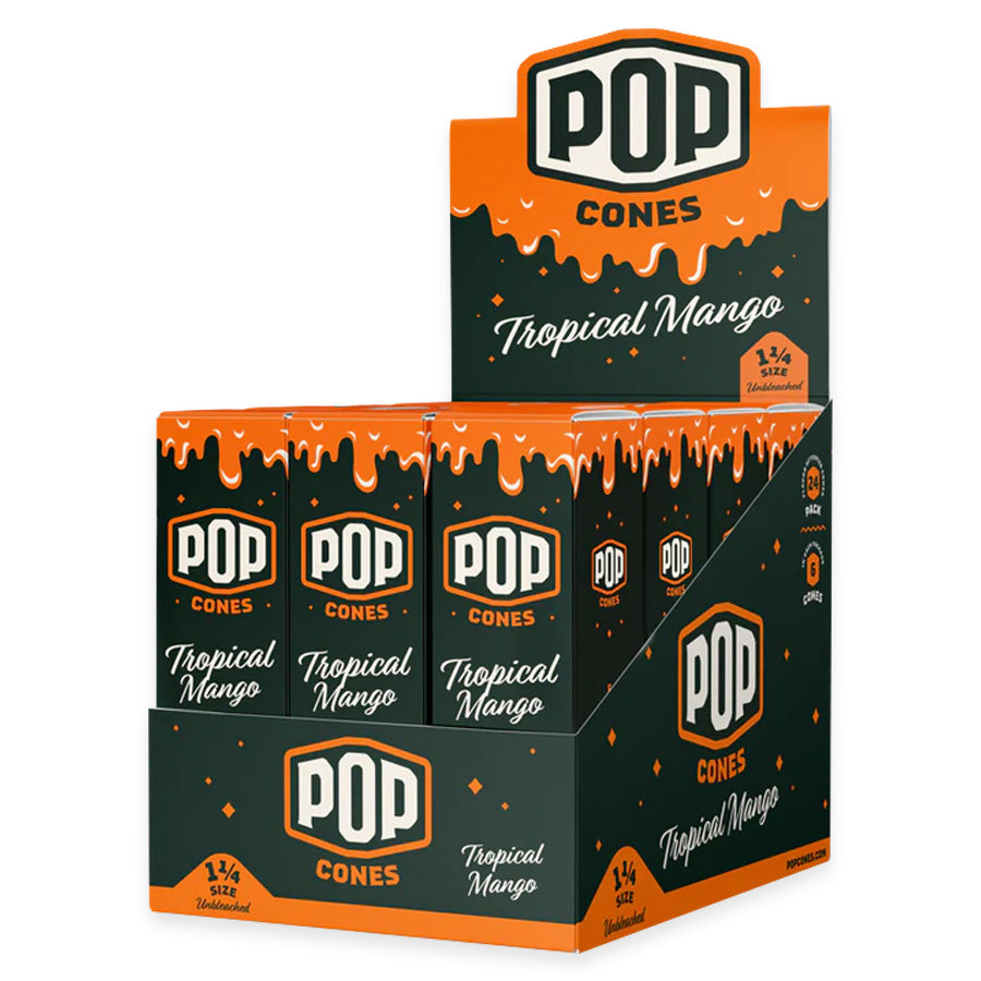 Pop Cones - Tropical Mango 1.25" (6-Pack) - Display Box of 24