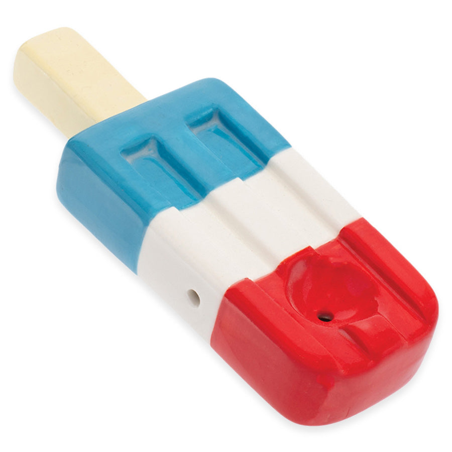 Wacky Bowlz - Popsicle - Ceramic Hand Pipe - 4.5"