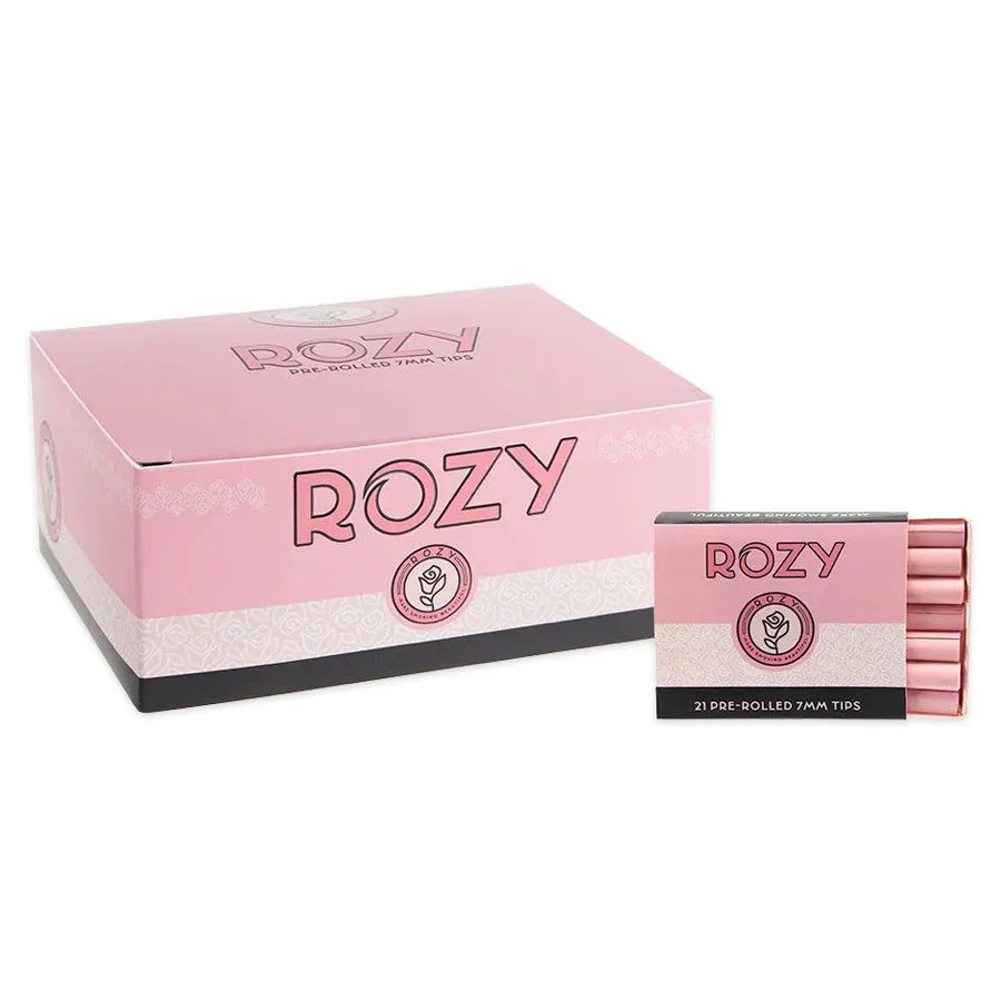 Rozy - Pink - Pre-Rolled Tips - 21-Pack - Display Box of 20