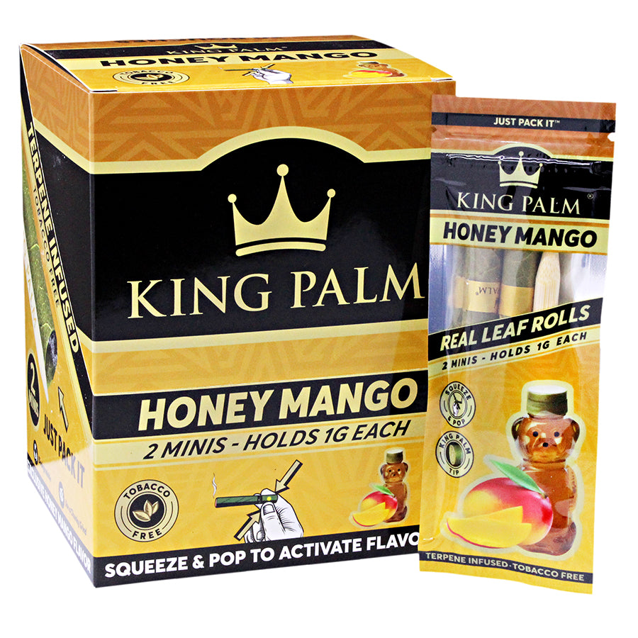 King Palm - Mini Pre-Rolls - Honey Mango - Display Box of 20