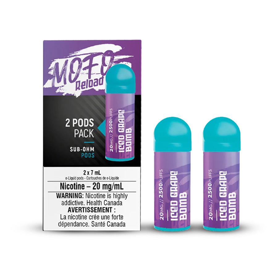 Mofo Reloads - Iced Grape Bomb (7mL) - 2-Pack